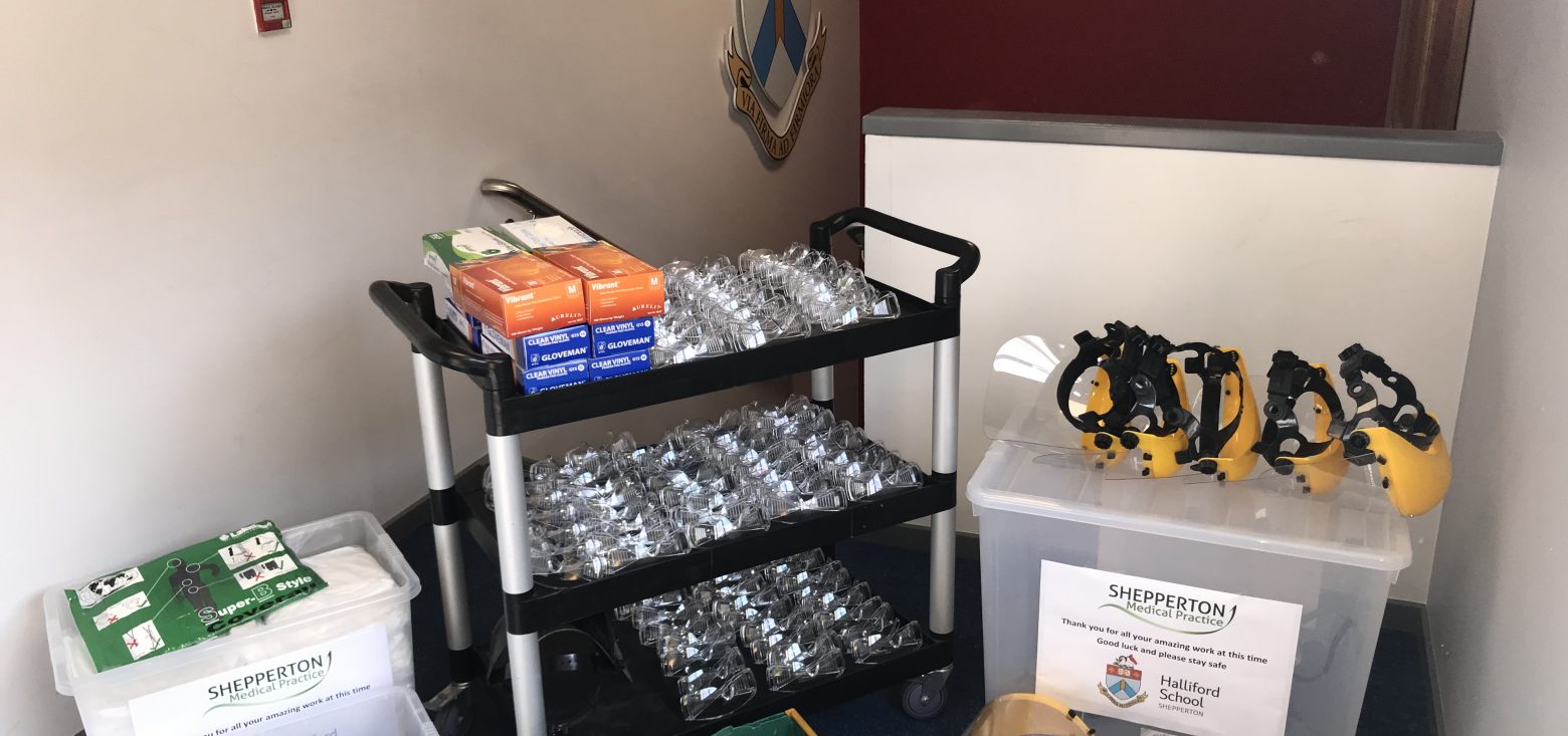 Halliford School Donates PPE to NHS | Halliford School, Shepperton