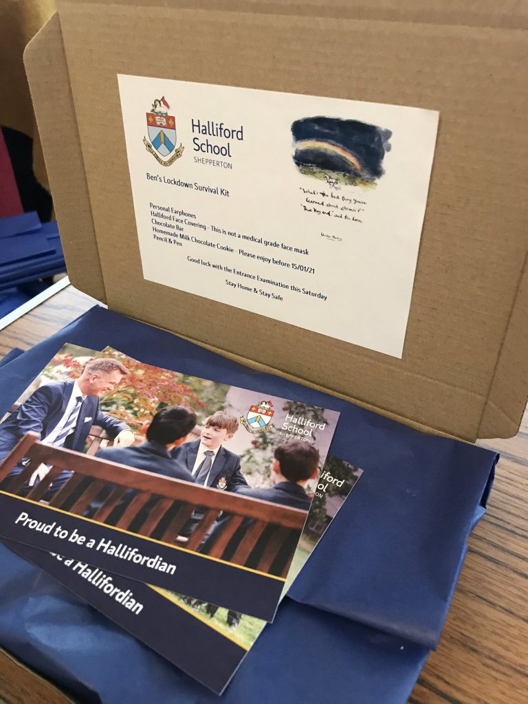 The Halliford School Lockdown Survival Kits | Independent School ...